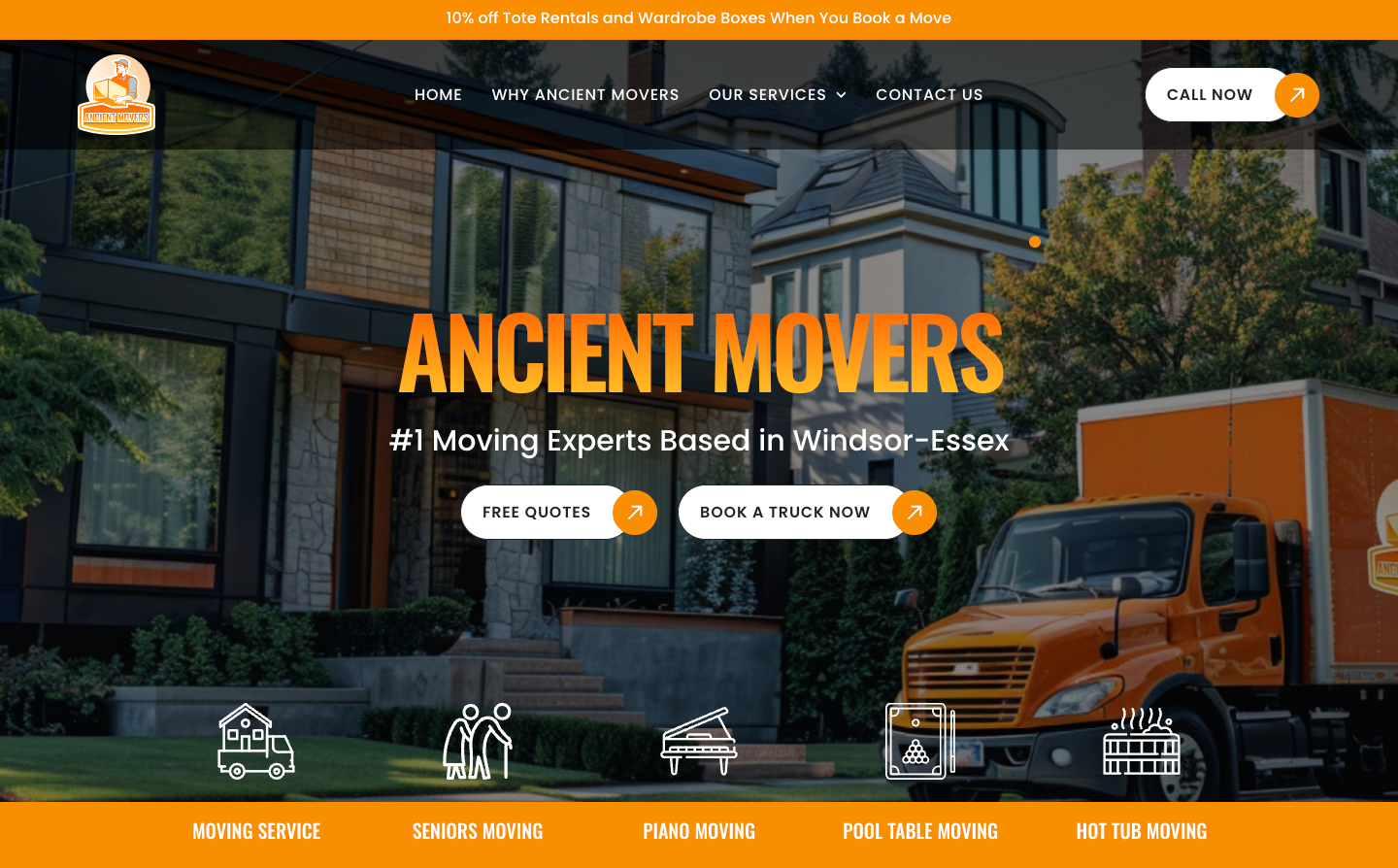 Ancient Movers | Expert Moving Services in Windsor Essex